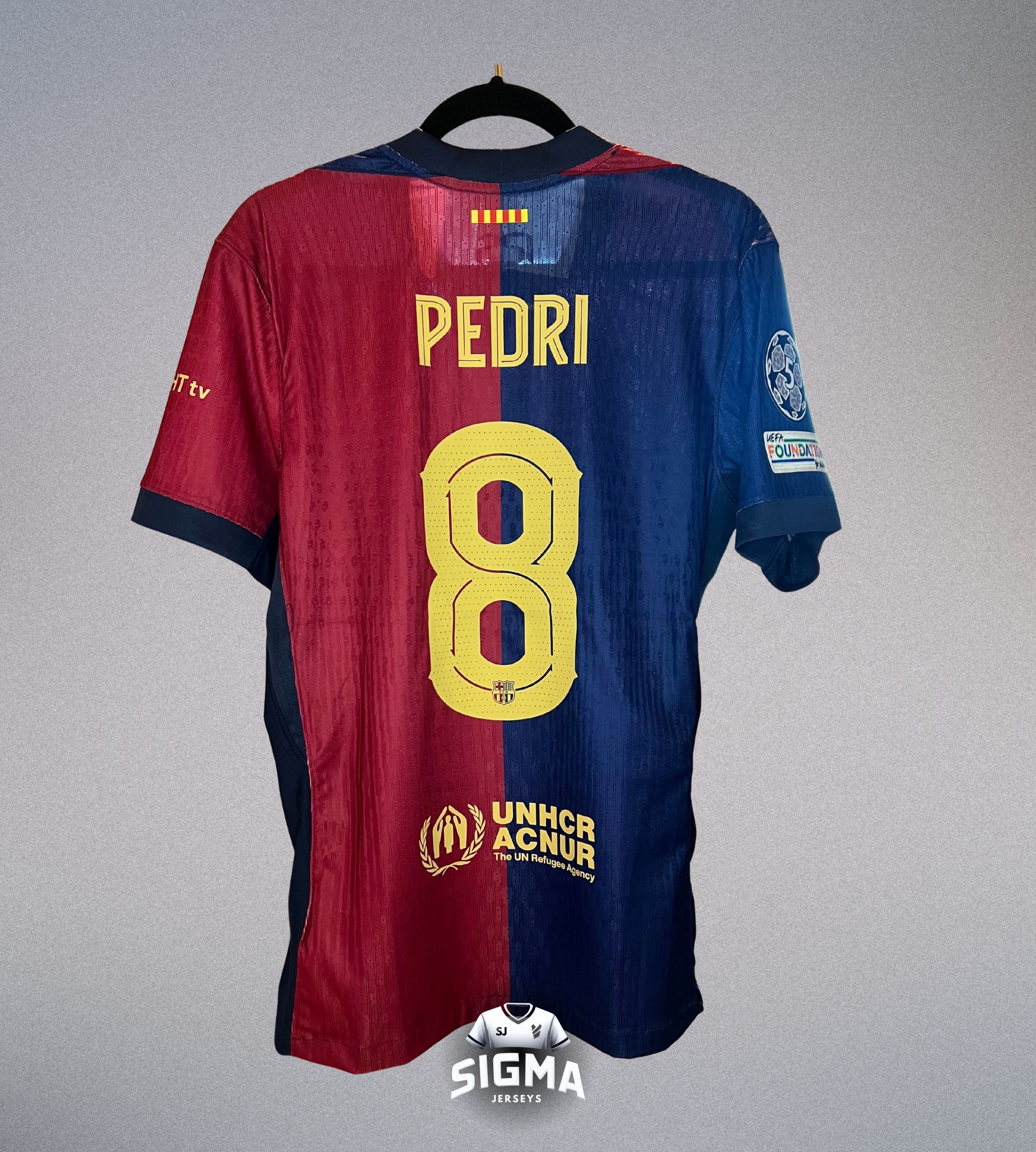 PEDRI #8, Barcelona Local 24/25 – SIGMA JERSEYS
