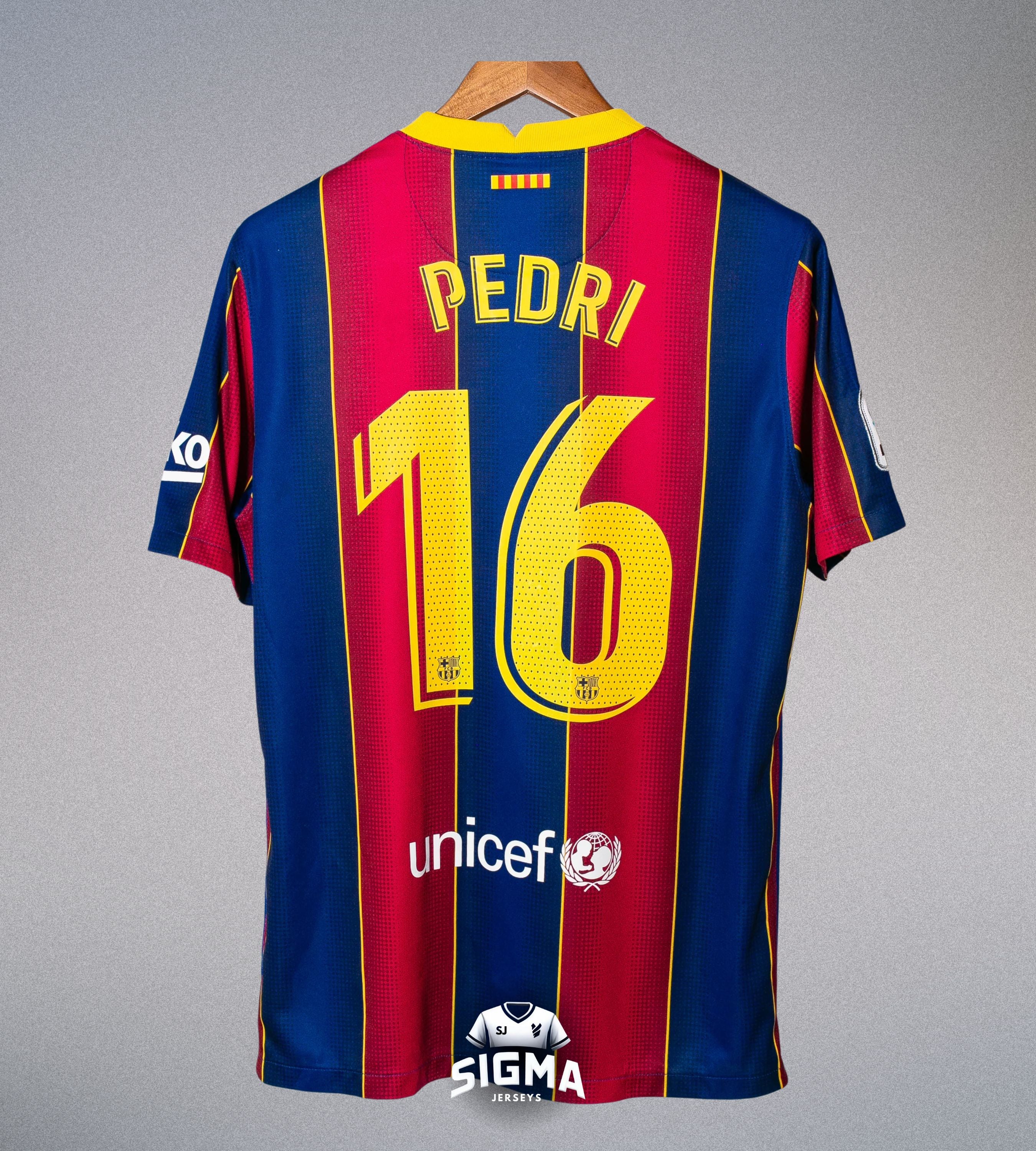 PEDRI #16, Barcelona Local 2020/21 – SIGMA JERSEYS